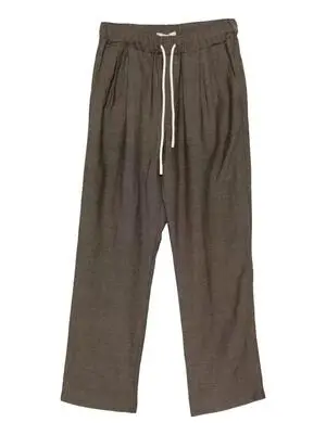 Imperial Drawstring Trousers - Brown