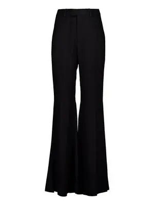 BALENCIAGA Fluid Flared Viscose Trousers