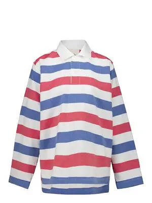 MARRAKSHI LIFE Stripe 55 Cotton Rugby Shirt - Multicolour