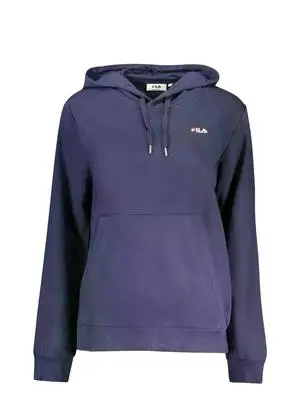 FILA Logo Patch Hoodie Blue