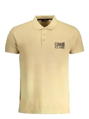 ROBERTO CAVALLI Logo-print Cotton Polo Shirt