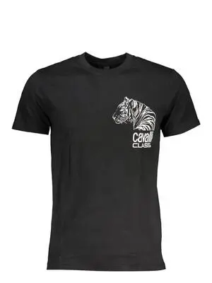 Roberto Cavalli Tiger-print T-shirt - Black
