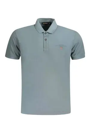 NAPAPIJRI Logo-embroidered Cotton Polo Shirt - Grey