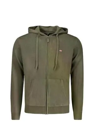 NORWAY 1963 Knitted Zip-up Hoodie - Green