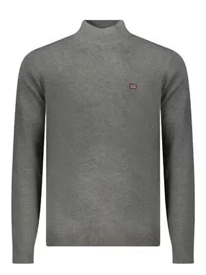 NORWAY 1963 Logo-patch High-neck Sweater - Grey