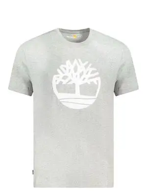 Timberland Logo-print Crew-neck T-shirt Grey