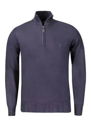 COVERI MOVING Quarter-zip Sweater - Blue