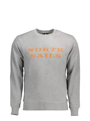 NORTH SAILS Logo-Print Crewneck Sweatshirt Grey