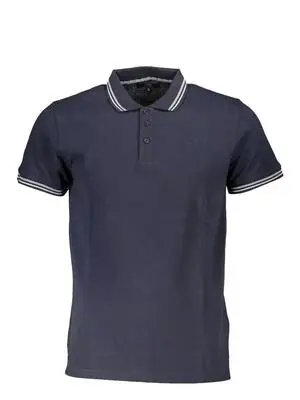 Roberto Cavalli Tipped-collar Polo Shirt - Blue