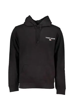 Tommy Hilfiger Logo-print Drawstring Hoodie - Black