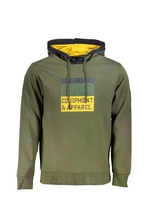 U.S. Grand Graphic-print Cotton Hoodie - Green