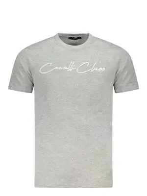 Roberto Cavalli Logo-print Short-sleeve T-shirt Grey