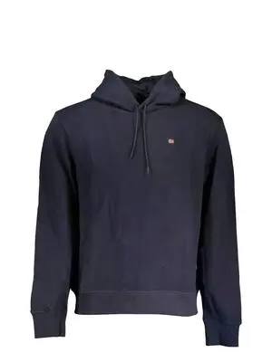 NAPAPIJRI Logo-Patch Drawstring Hoodie Blue