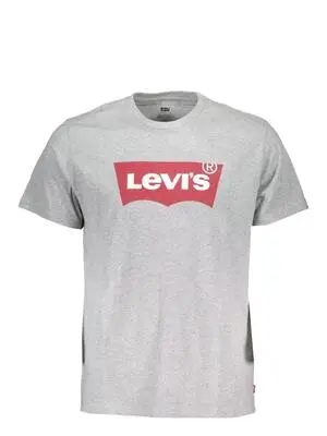 LEVI'S Logo-print Cotton T-shirt Grey