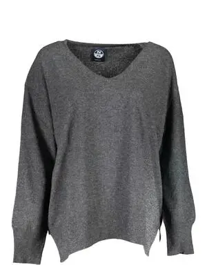 NORTH SAILS Merino Wool V-neck Sweater - Black