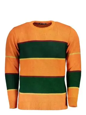 U.S. GRAND Horizontal-Stripe Sweater