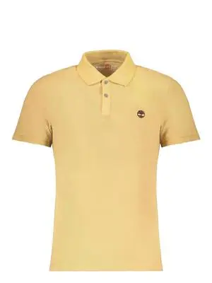 Timberland Logo-embroidered Cotton Polo Shirt - Neutrals