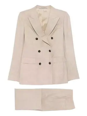 Tagliatore Double-breasted Suit - Neutrals