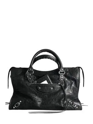 Balenciaga Medium City Tote Bag - Black
