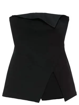 ANIYE BY Shana Fold-over Wrap Dress - Black