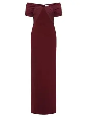 Rebecca Vallance Off-shoulder Cava Dress - Red
