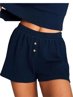 NEGATIVE Waffle Knit Short - Navy
