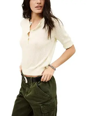 Ba&sh Viola Knit Top - Off White