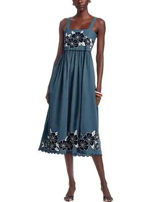 AREA STARS Area Stars Embroidered Cotton Dress