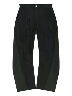 Andersson Bell Stripe-pattern Trousers - Black