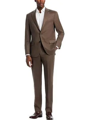 Hart Schaffner Marx New York Fit Solid Suit - Brown