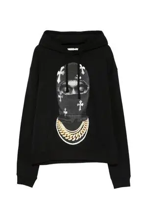IH NOM UH NIT Graphic-print Hoodie - Black