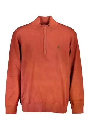 U.S. Grand Cotton Quarter-zip Pullover - Orange