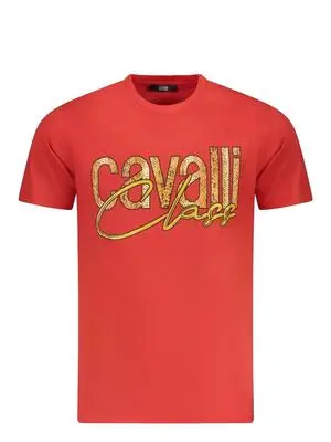 Roberto Cavalli Logo-print T-shirt - Red