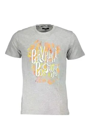Roberto Cavalli Graphic-print T-shirt Grey