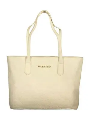 MARIO VALENTINO Embossed Logo Tote Bag - Neutrals