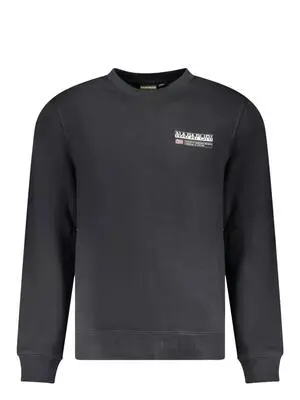 NAPAPIJRI Logo-embroidered Cotton Sweater - Grey