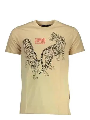 Roberto Cavalli Tiger-print T-shirt - Neutrals