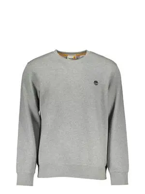 Timberland Logo-Embroidered Crew-Neck Sweatshirt Grey