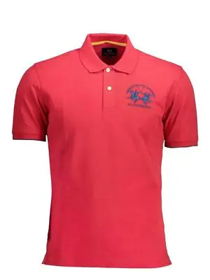 LA MARTINA Logo-embroidery Polo Shirt - Red