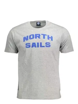 NORTH SAILS Logo-print Crew-neck T-shirt - Grey