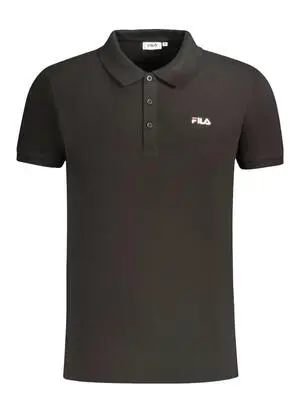 FILA Logo-detail Polo Shirt - Black