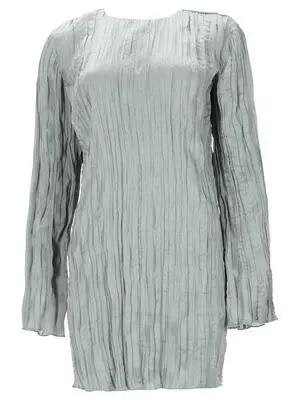 Staud Kona" Mini Dress - Silver