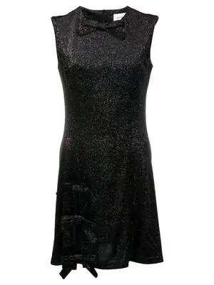 Viktor & Rolf Bow-detail A-line Mini Dress - Black