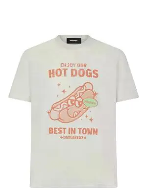 Dsquared2 Graphic-print Crew-neck T-shirt - White