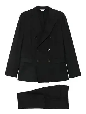 Boglioli K Jacket Double-breasted Suit - Black