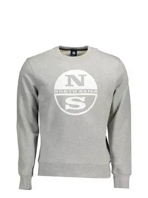 NORTH SAILS Logo-print Crew-neck Sweatshirt - Grey