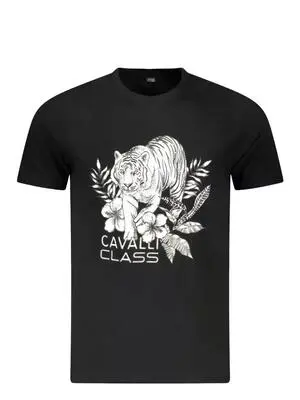 Roberto Cavalli Tiger-print T-shirt - Black