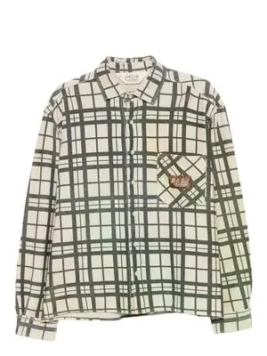 BRAIN DEAD Check-patterned Shirt - Neutrals