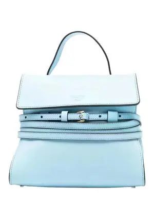 Moschino Buckle-strap Mini Bag - Blue