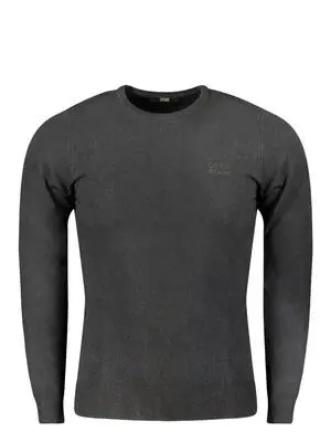 Roberto Cavalli Embroidered-logo Sweater - Black